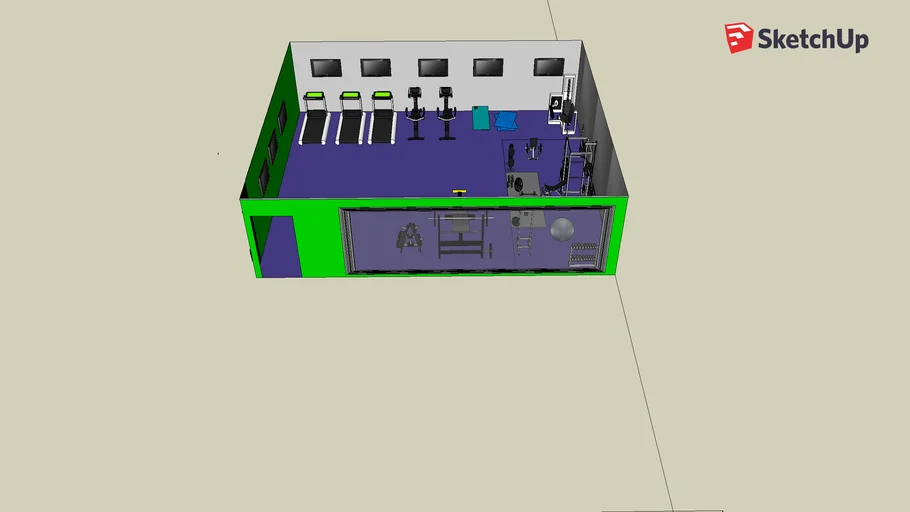 Gym and Fitness centre | 3D Warehouse
