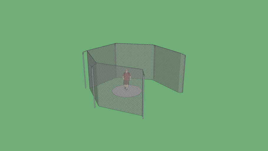 Discus Cage | 3D Warehouse