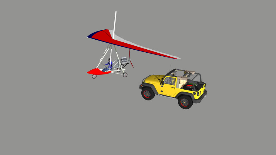 ULTRALIGHT-MICROLIGHT-EXPERIMENTAL-PLANE-AIRCRAFT-TRIKE | 3D Warehouse