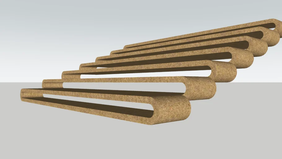Curved Staircase | 3D Warehouse