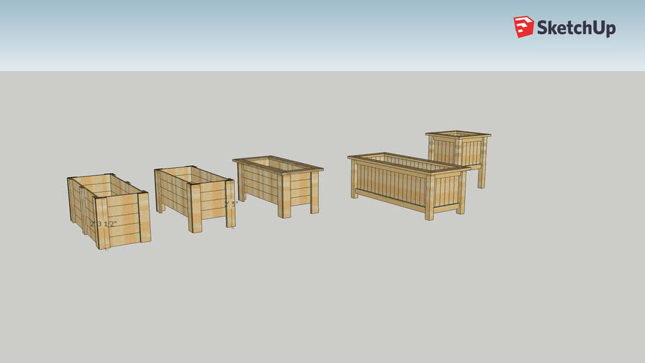 Planters Collection | 3D Warehouse