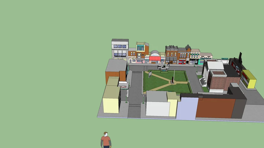 Back To The Future's Hill Valley | 3D Warehouse