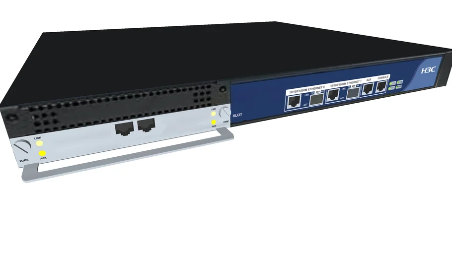 HP H3C F1000-A Firewall Appliance | 3D Warehouse