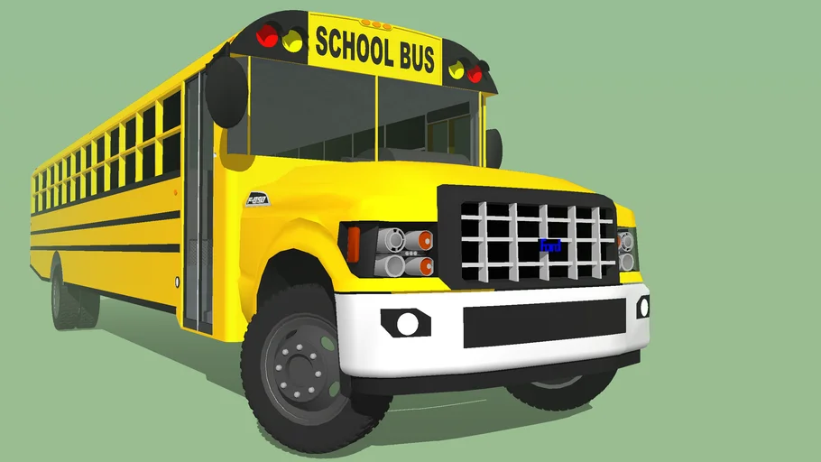 2014 Ford F-850 School Bus | 3D Warehouse