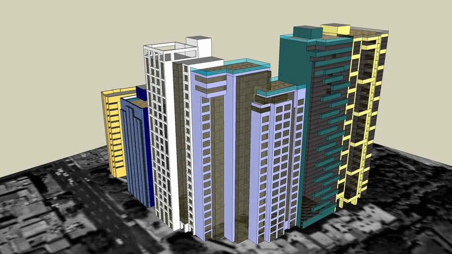 edificios 5 estrllas en el golf | 3D Warehouse