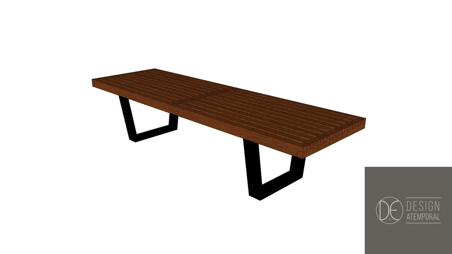 Banco George Nelson | 3D Warehouse