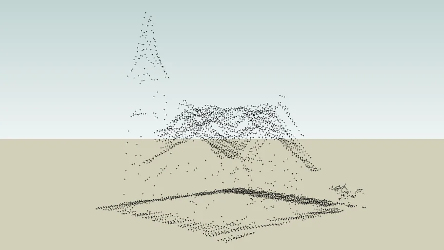 LIDAR Church with Pyramids as Points | 3D Warehouse