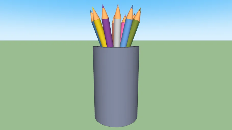 Lápis de Cor | 3D Warehouse