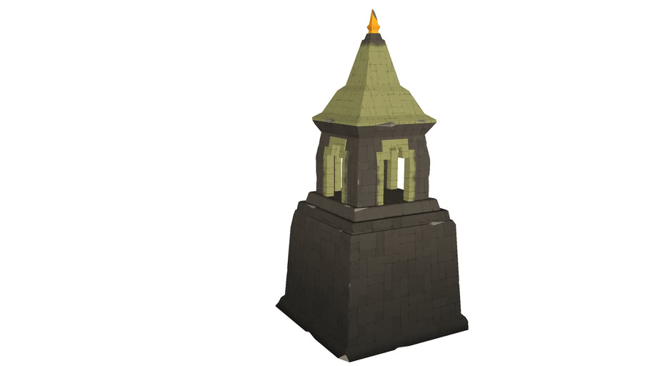 Low Poly Temple | 3D Warehouse