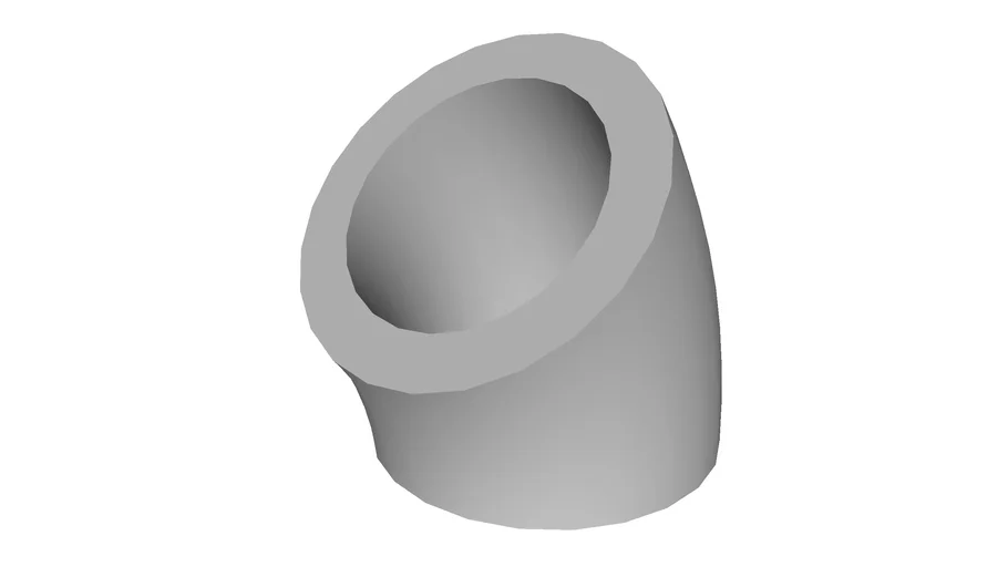 Class 45 Elbow 3/4in - Detailed | 3D Warehouse