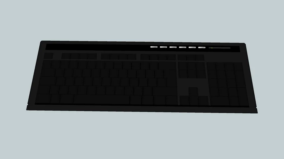 Logitech UltraX Premium Keyboard | 3D Warehouse