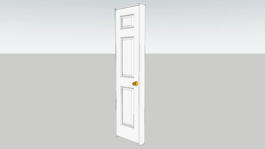 20' Three Panel Door | 3D Warehouse