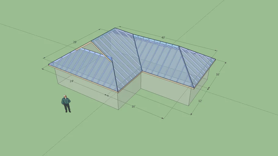 Dutch Gable Roof 1 | 3D Warehouse