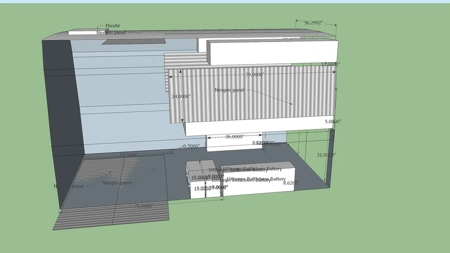 Very rough 3d model sprinter 144 2019. Trying to fit enough Nexgen ...