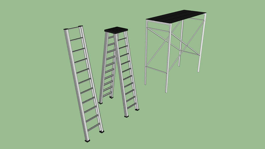 work ladder | 3D Warehouse