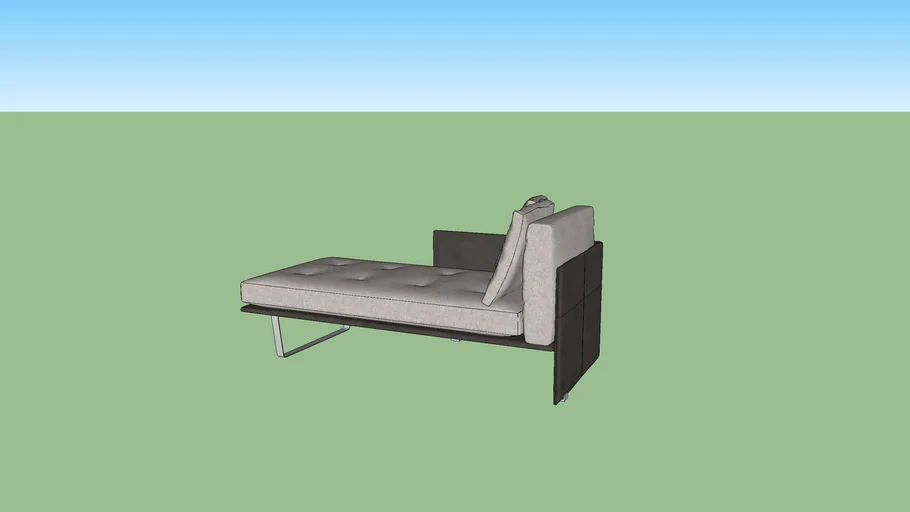 Minotti - Lugagge chaise | 3D Warehouse