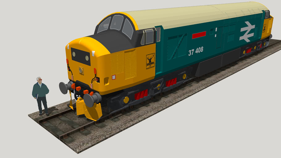 Class 37 BR Large Logo | 3D Warehouse