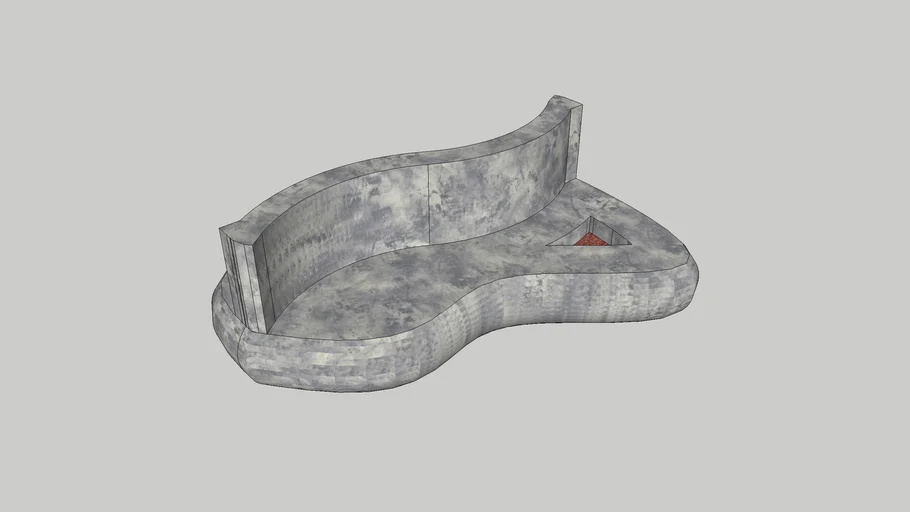 stone seating | 3D Warehouse