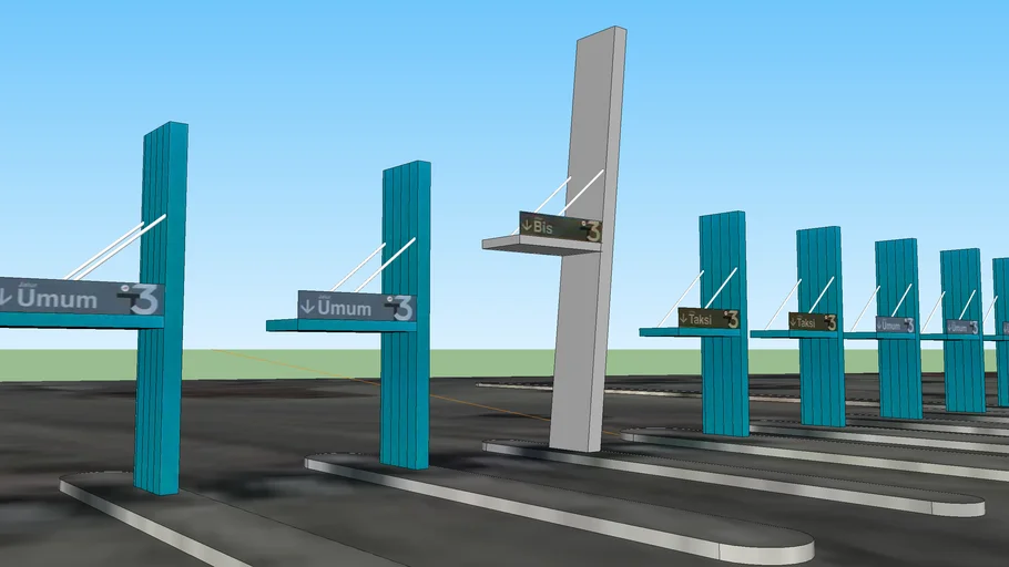 Entrance to Terminal 3 | 3D Warehouse