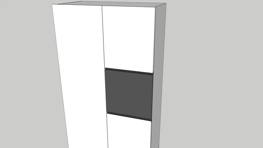 Pure Columns Corner Oven D60 H214 W125 | 3D Warehouse
