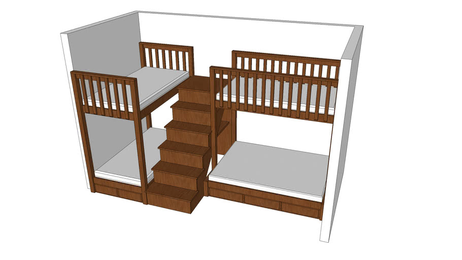Bunk bed | 3D Warehouse