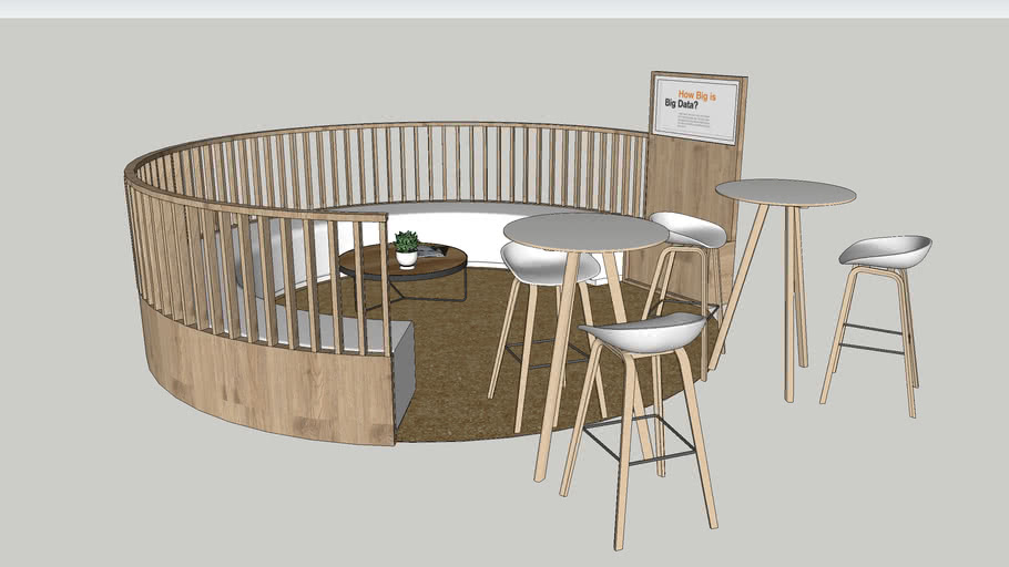 Circular Discussion/Presentation pod | 3D Warehouse