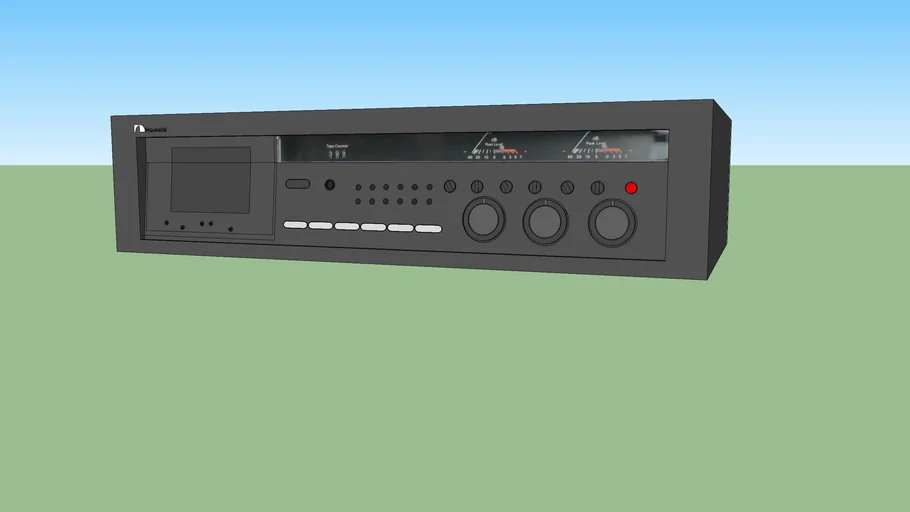 Nakamichi 582 cassette deck | 3D Warehouse