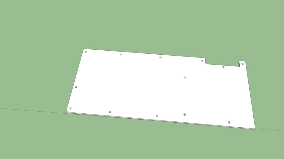 Backplate for EVGA GeForce GTX 1070 SC GAMING, 08G-P4-5173-KR WITH ...