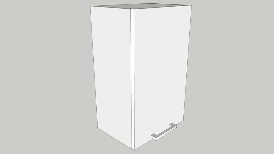 450 Wall Module with One Shutter & One Adjustable Shelf 450X320X720 CID ...