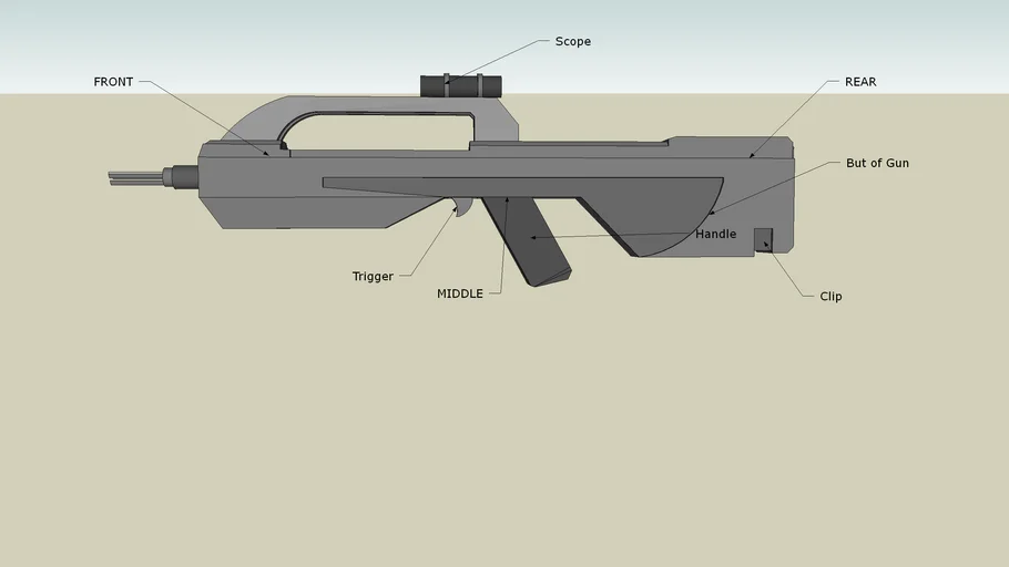 Battle Rifle Basics | 3D Warehouse