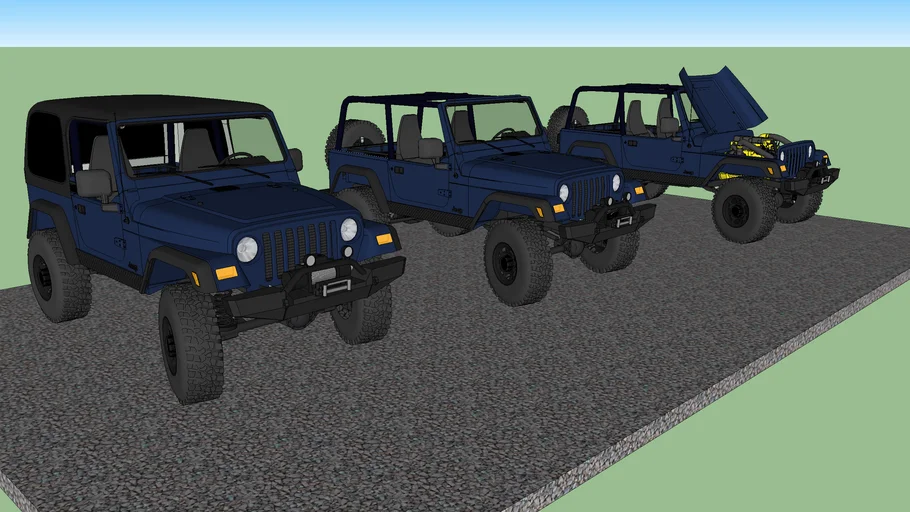 My Jeep TJ | 3D Warehouse