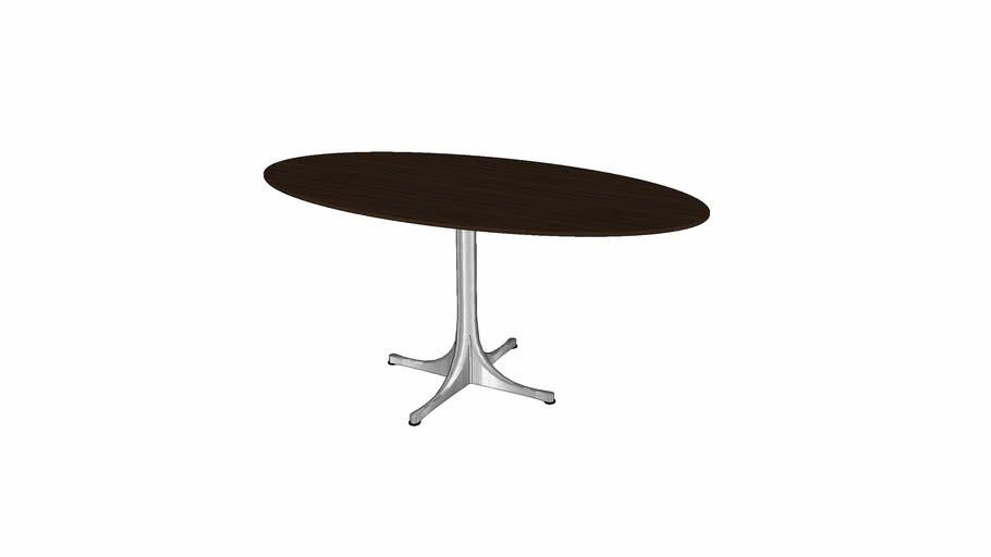 Oval Table 36' x 66' | 3D Warehouse