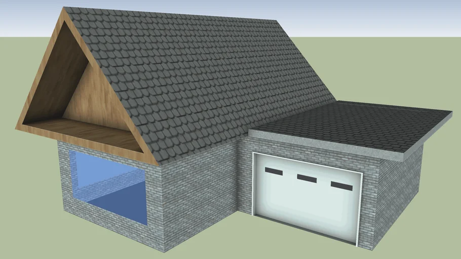 Simple house Render to Texture | 3D Warehouse