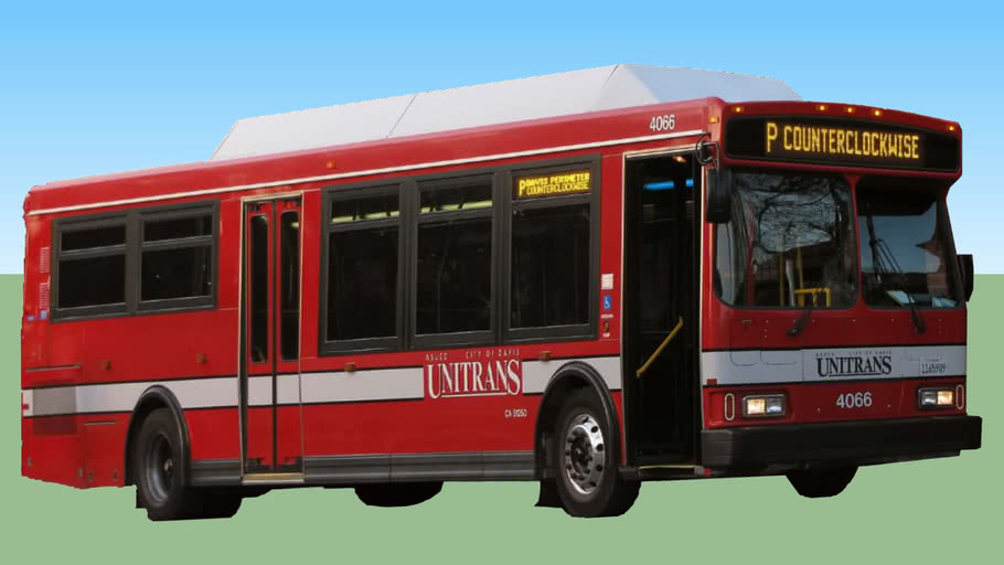 2D Unitrans bus | 3D Warehouse