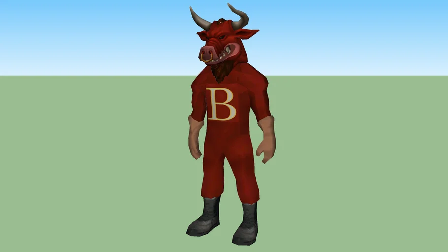Bully Mascot - Full Textured Winter Model | 3D Warehouse