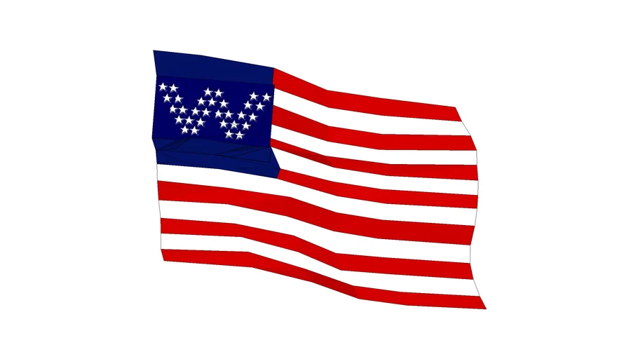 Bush Imperial Flag | 3D Warehouse