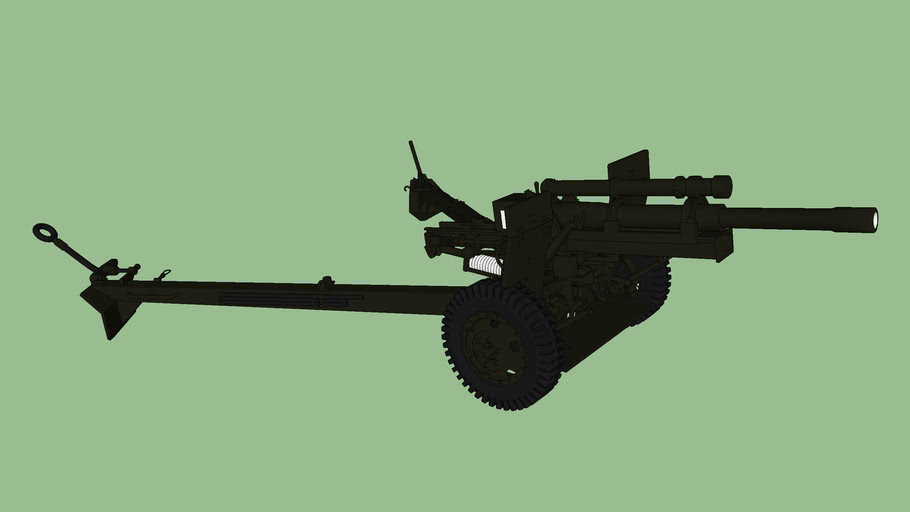 M101 Towed Field Howitzer (105.mm) | 3D Warehouse