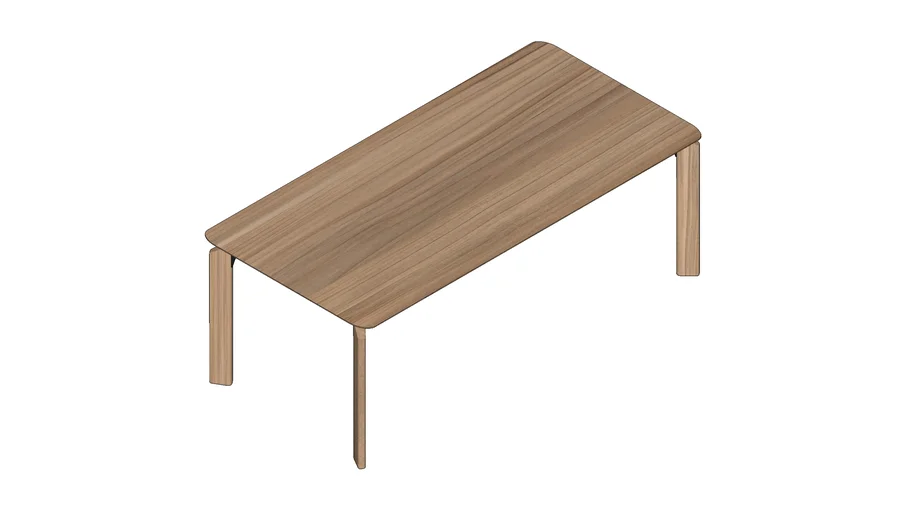 Mesa de jantar - Retangular 06 | 3D Warehouse