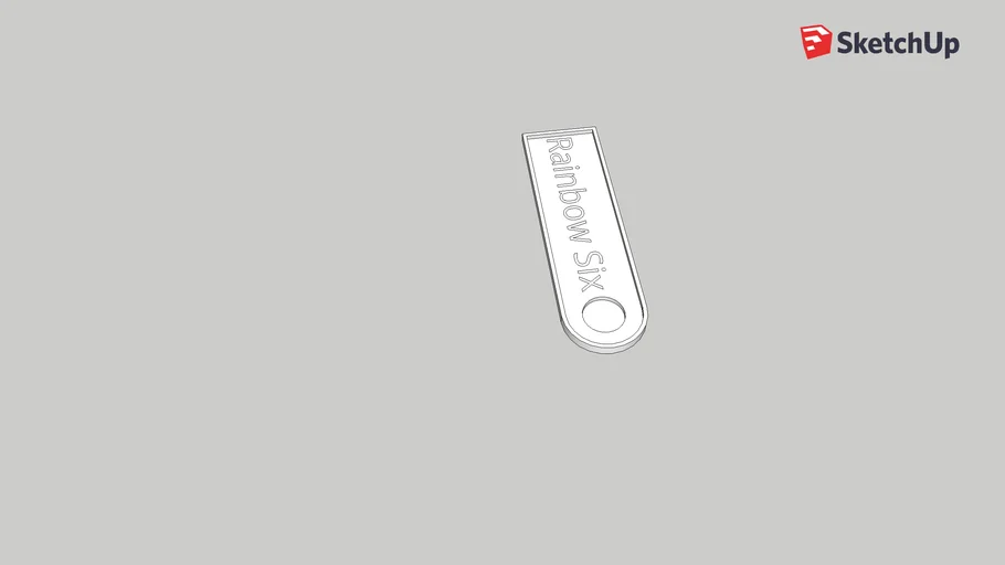 Rainbow Six keychain | 3D Warehouse