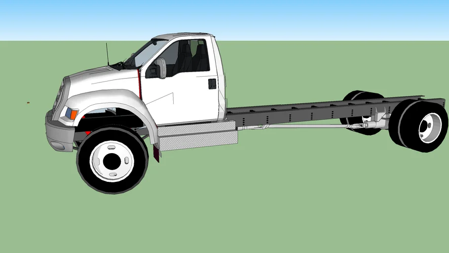 2010 Ford F650/F750 medium duty truck chassis | 3D Warehouse