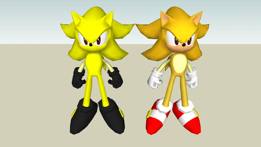 Sonic Character Model Sheet