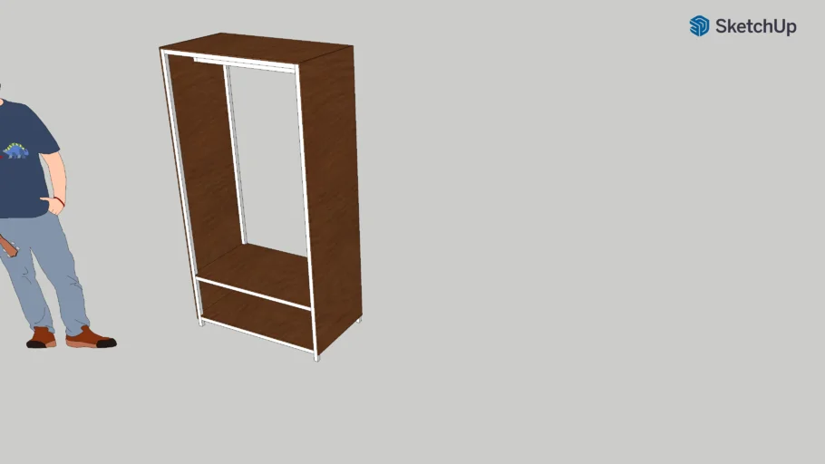 U Ben Clothing Rack | 3D Warehouse