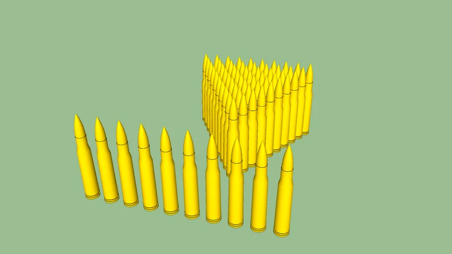 Cal .50 Bullets | 3D Warehouse