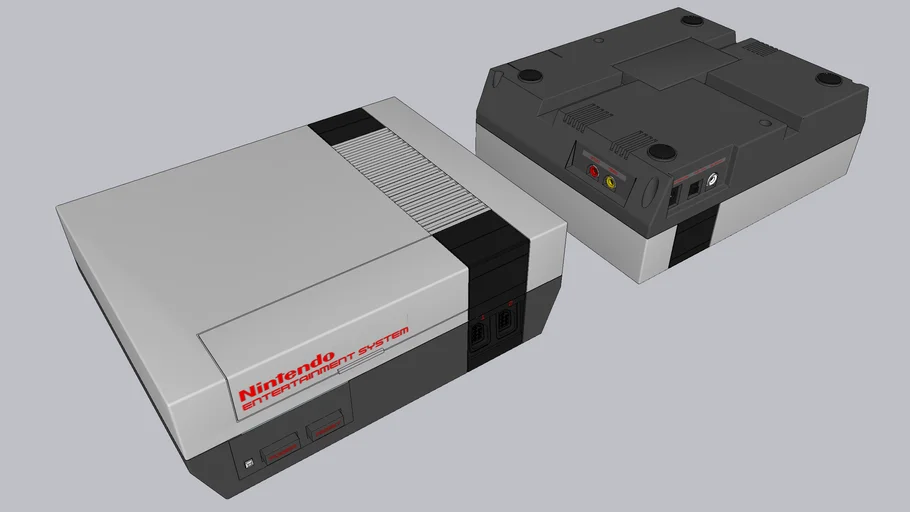 Detailed Nintendo Entertainment System | 3D Warehouse