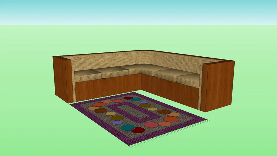 L-bankstel | 3D Warehouse