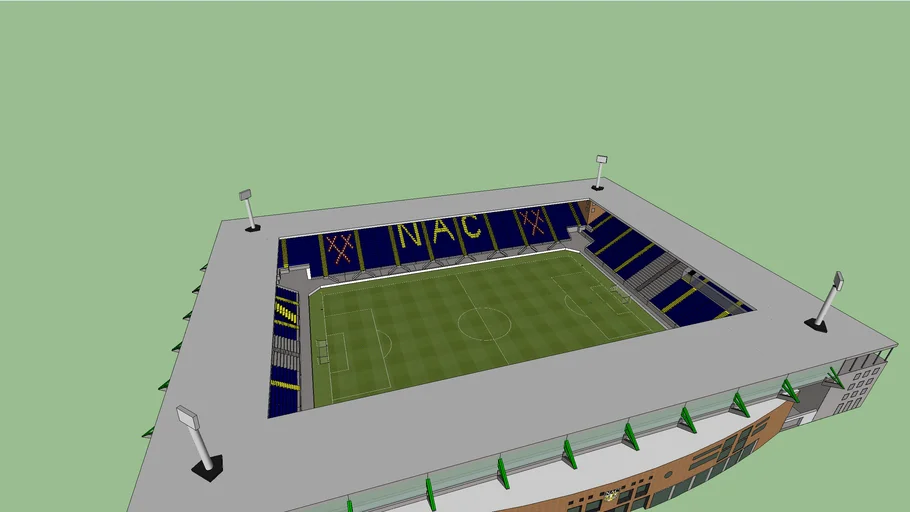 Rat Verlegh Stadion - NAC Breda | 3D Warehouse