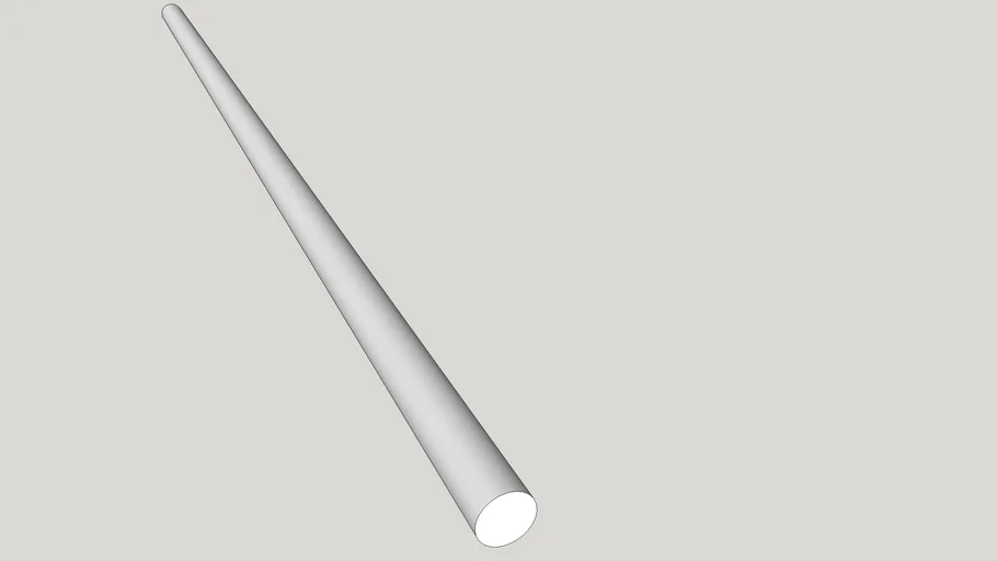 8mmX320mm smooth rod | 3D Warehouse