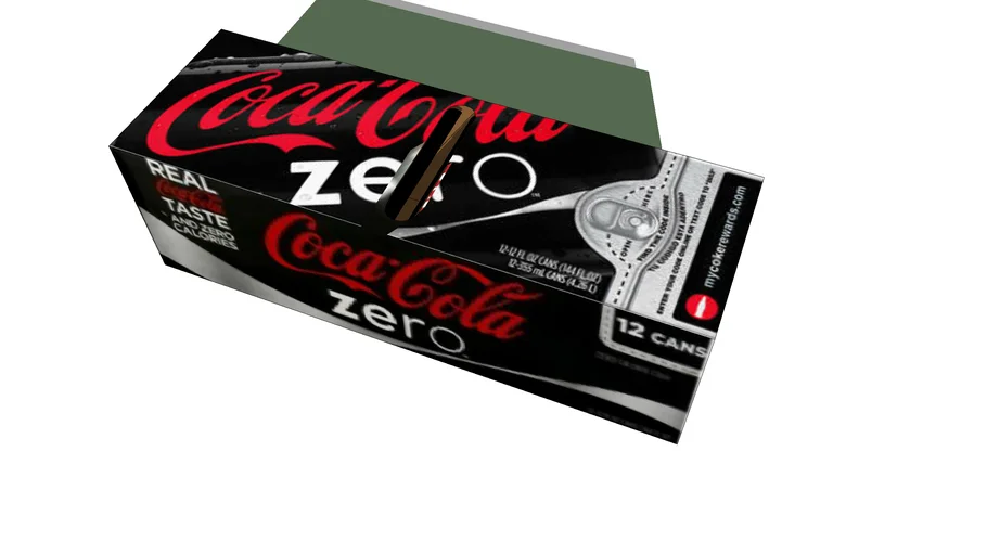 Coke zerO 12 can Fridge Pack | 3D Warehouse