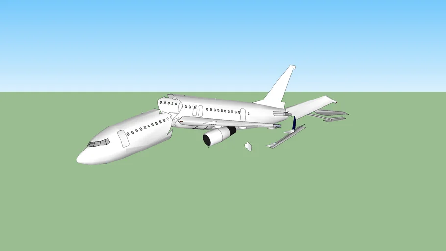 boeing 737 crash | 3D Warehouse