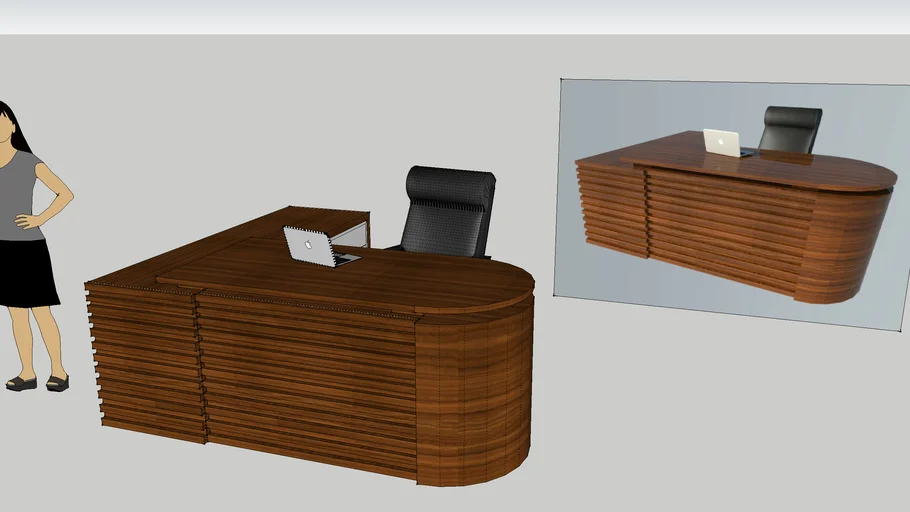 BOSS DESK | 3D Warehouse